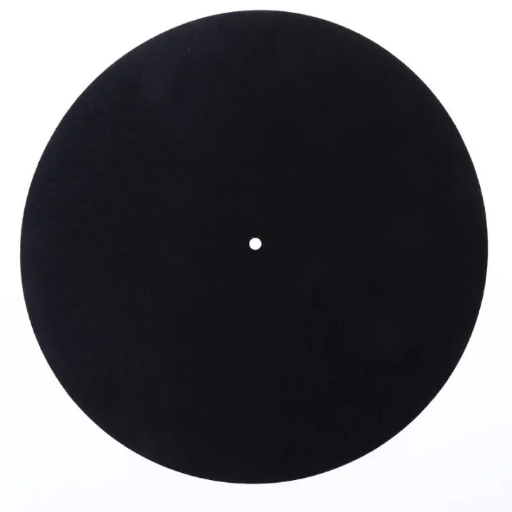 10" 3mm Thick Anti-Static Felt Platter Turntable Mat Anti-Vibration ...