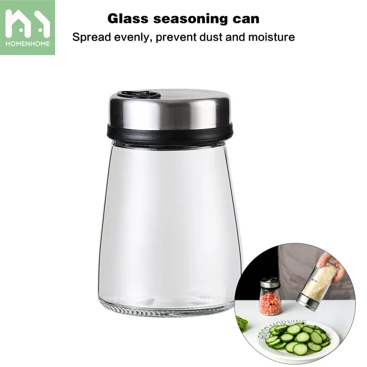 Homenhome 180/200ml Sealed Dampproof Mothproof Porous Spice Jar Kitchen ...