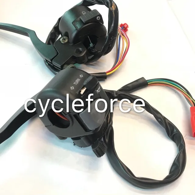 YOO- motorcycle handle switch assy with brake lever bajaj/ct100 set ...