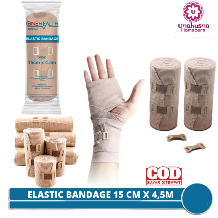 Cod Perban Elastis Onehealth Medicrepe 15cm x 4.5m Elastic Bandage ...