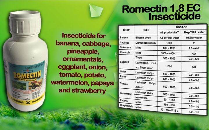 Romectin 100ml (miticide and Insecticide) | Lazada PH
