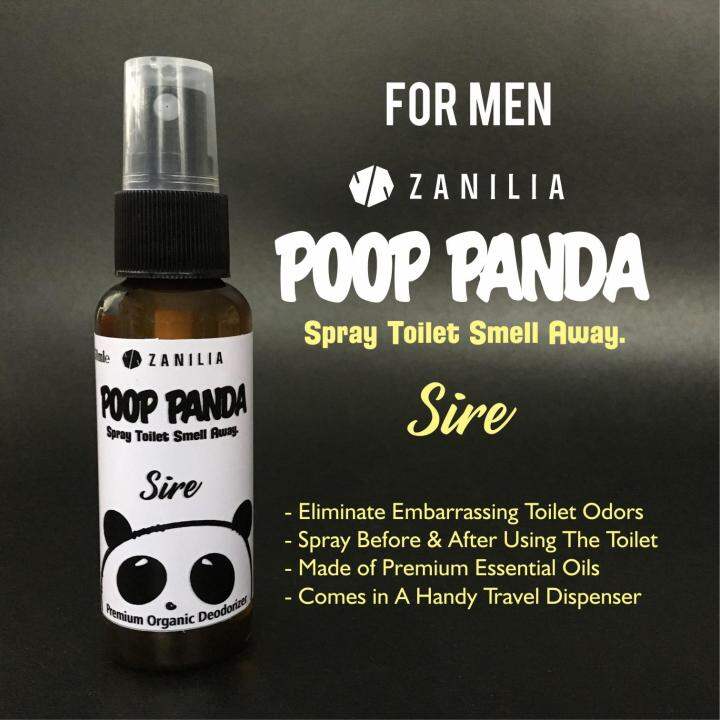 Amazing Zanilia Poop Panda Toilet Spray Poo Spray SIRE Fragrance FOR ...