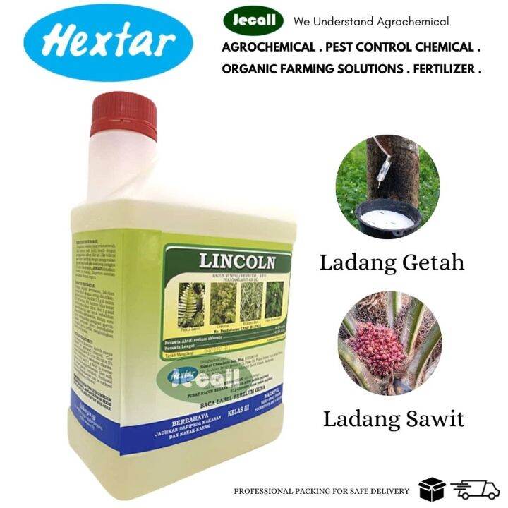 Hextar Lincoln® 4L / Sodium Chlorate 38.5% / Herbicide / Racun Rumpai ...