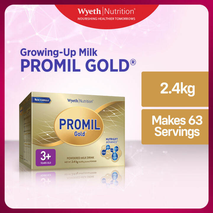 Wyeth® PROMIL GOLD® FOUR Powdered Milk Drink for Pre-Schoolers Over 3 ...