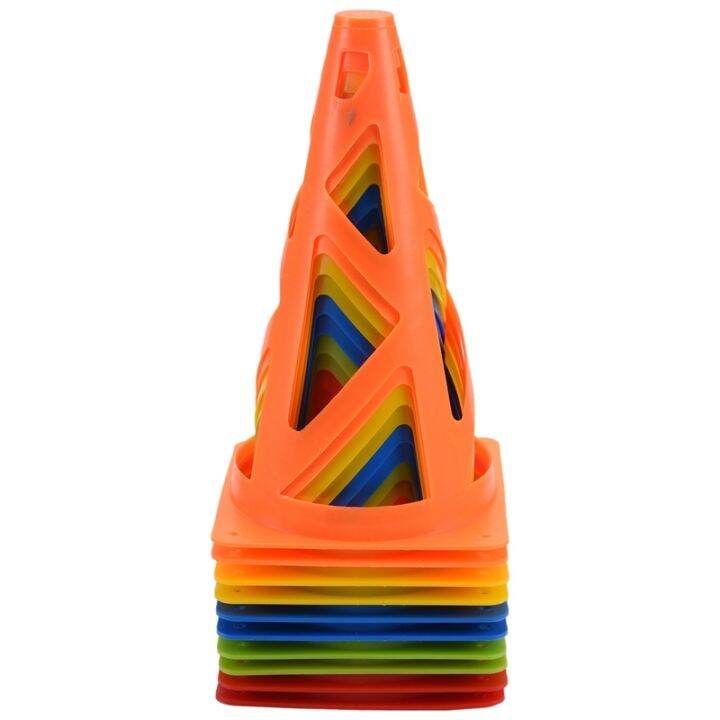 Soccer Training Cones Collapsible Windproof Marker Cones Agility Cones ...