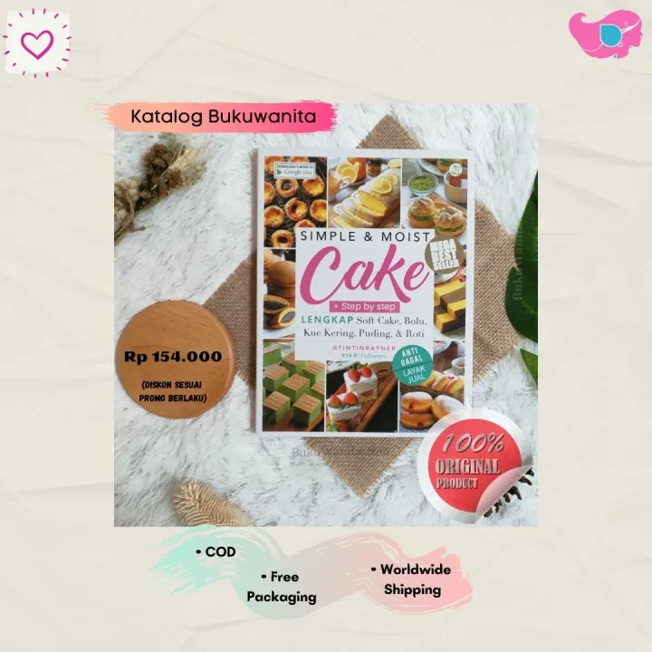 Buku Simple and Moist Cake Resep Kue Tintin Rayner | Lazada Indonesia