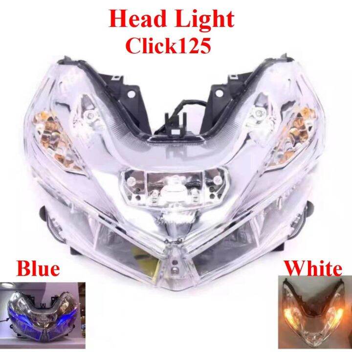 Motorcycle Head Light - Honda Click (Light : White / Blue) | Lazada PH