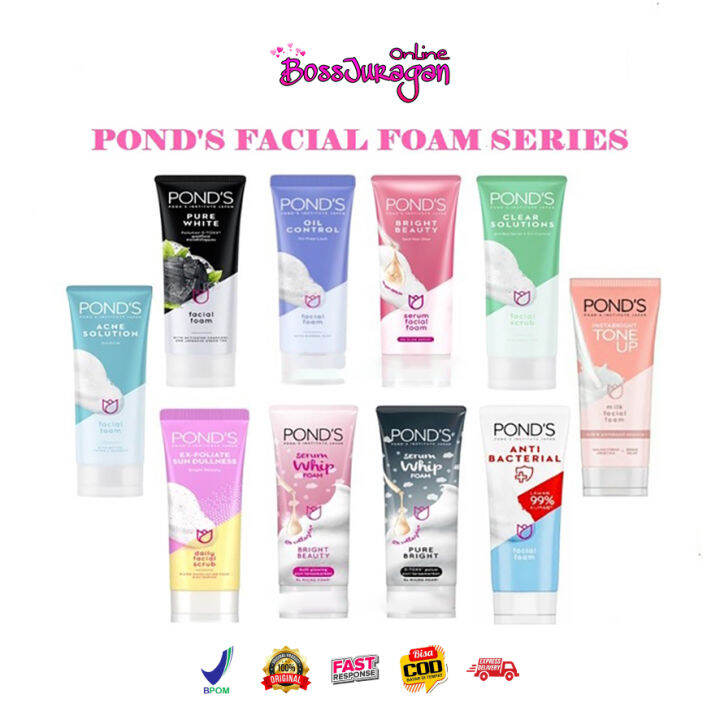 Ponds Facial Foam 100g Sabun Cuci Muka Lazada Indonesia