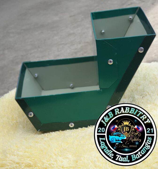 Galvanized J Feeder for Rabbit Cages 5''inc in Size. Easy to used and ...