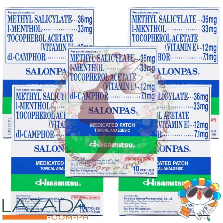 Salonpas 10s 5 packs | Lazada PH