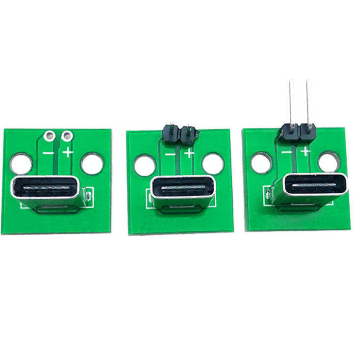 4 Pin Usb C 10 Pcs USB Type C Breakout Boards - 4 Pin 2.54mm Pitch ...