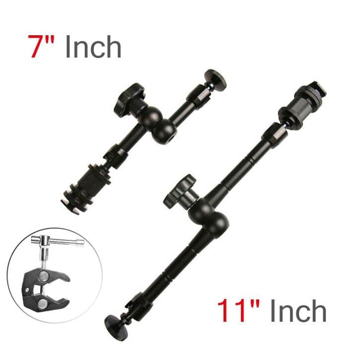 Metal Articulating Magic Arm Super Clip Crab Clamp for Flash LCD ...