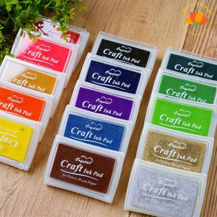 Bloomingyourdays Inkpad Tinta Stamp Warna Tinta Stempel Cap CRAFT STAMP ...
