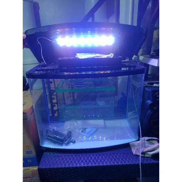 minjang aquarium curved complete set tank hr3 580 | Lazada PH