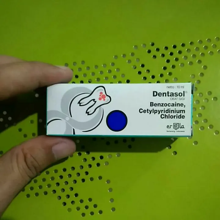 Dentasol 10 ml (Obat Sakit Gigi,Radang Gusi,Sariawan,Tumbuh Gigi ...