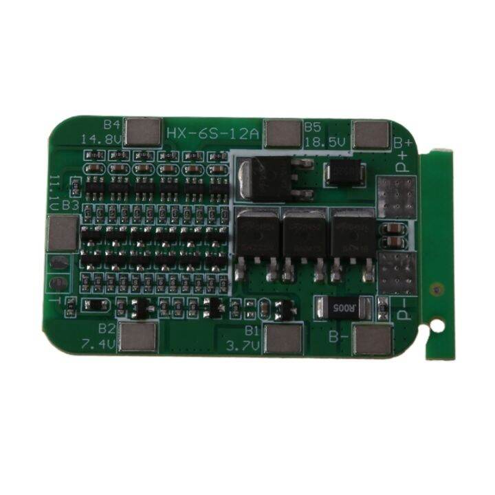 6S 15A 24V BMS for Protection PCB Board For 6 Packs Li-ion Lithium 18650 Battery | Lazada PH