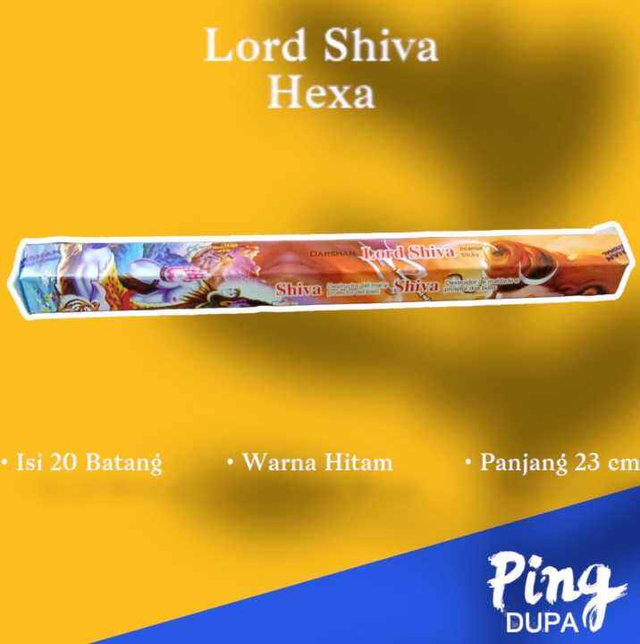 Dupa Hio Lord Shiva Dupa dewa Siwa Shiwa Hexa Handmade isi 20 Stick By ...