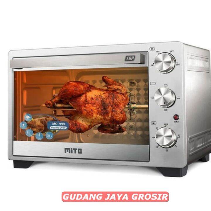 Oven Mito TOP MO 999 28 liter | Lazada Indonesia