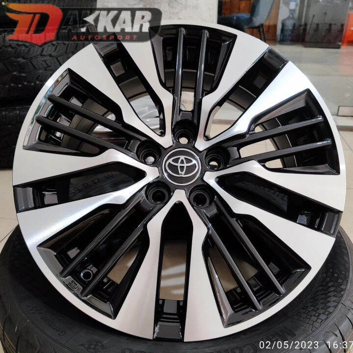 Velg Vellfire Ring 18 Twotone Bisa Untuk Innova Ertiga Camry Voxy Dll Velg Racing R18 Black ...