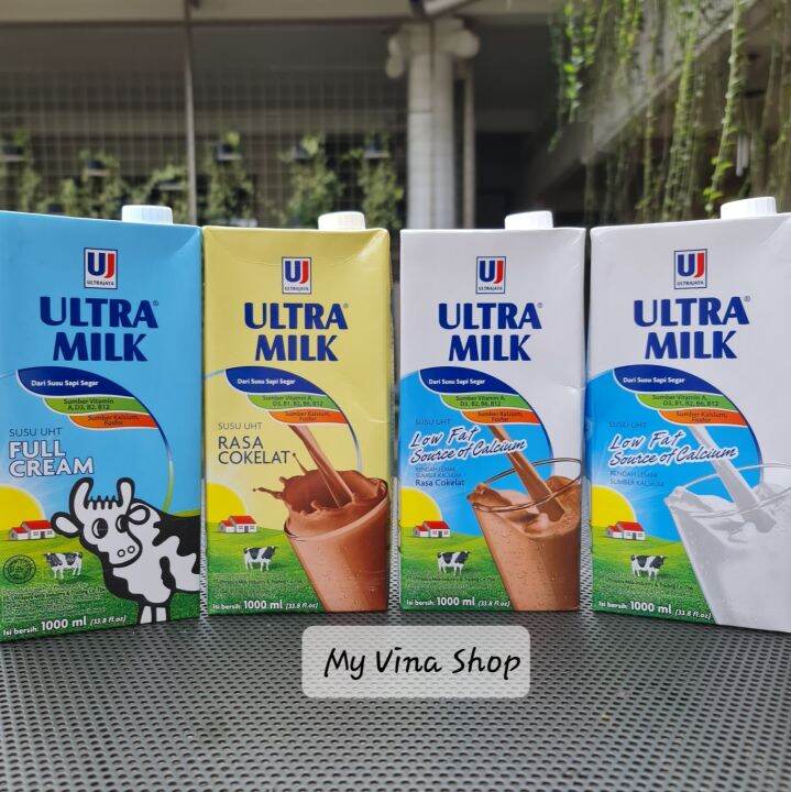 Susu UHT Ultramilk 1L/1000 ml kartonan isi 12 pcs | Lazada Indonesia