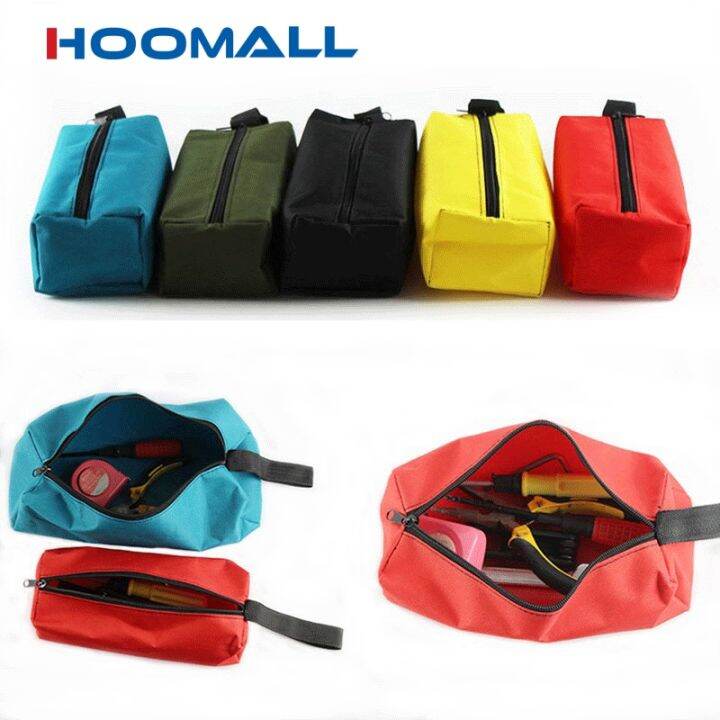 Zippered Tool Bag Oxford Canvas Waterproof Tool Bag For Screws Nails ...