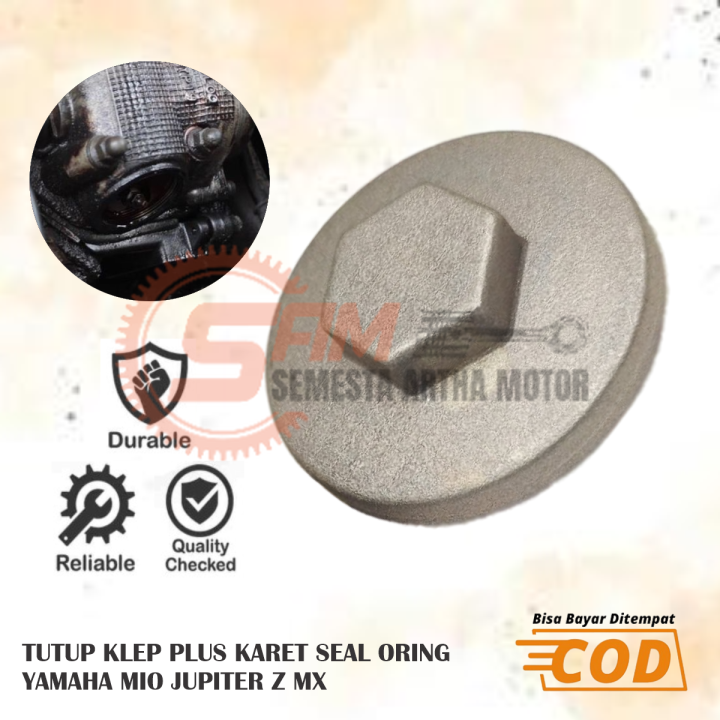 Tutup Klep Yamaha Mio Vega Jupiter Z Nouvo Soul Plus Karet Seal Oring ...
