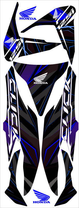 Honda Click 125i Motorcycle Decals with Free Sticker | Lazada PH