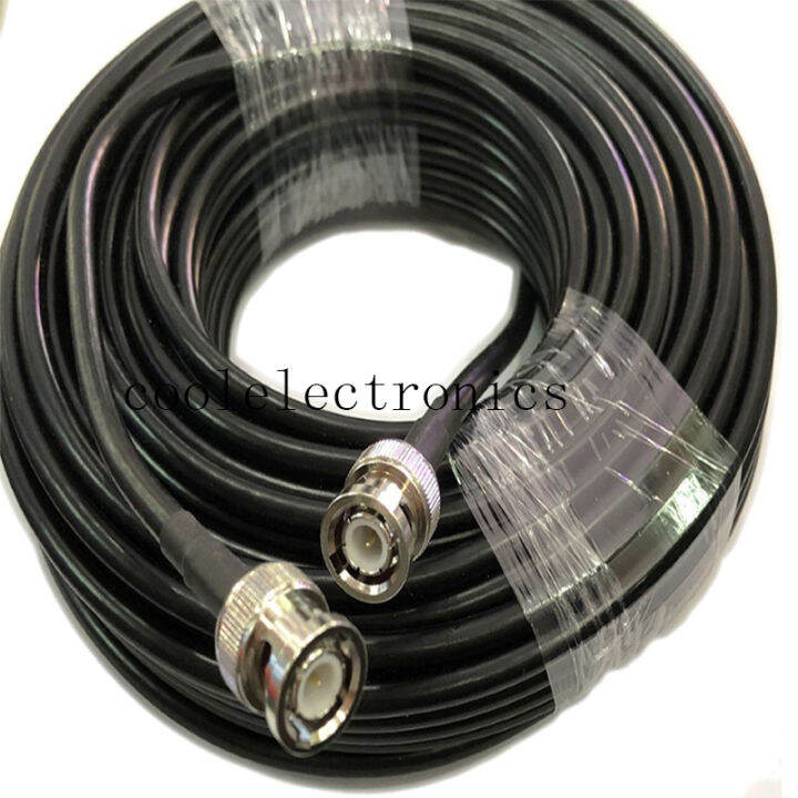BNC Male to BNC Male Connector RG58 50-3 RF Coax Coaxial Wires Cable 50ohm 50cm 1/2/3/5/10/15/20 ...