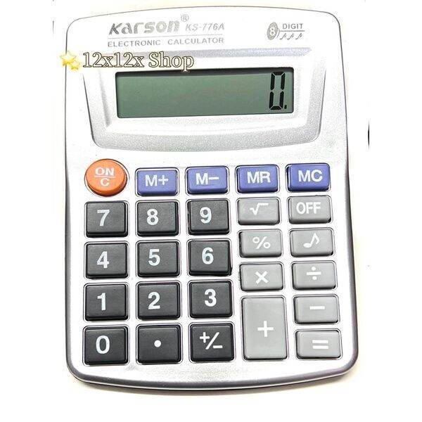 12x12x Karson Desktop Electronic Calculator KS-776A | Lazada PH