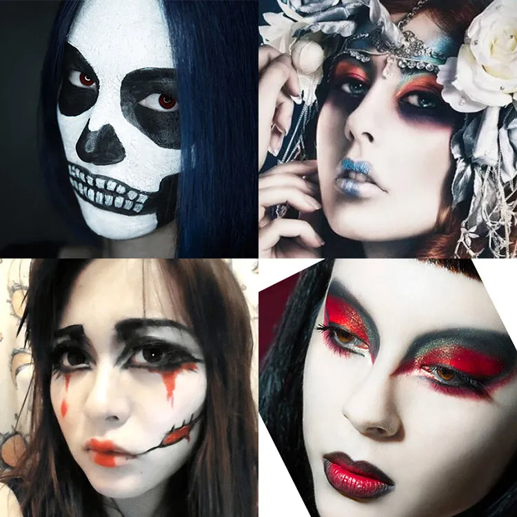 Creepy Geisha Makeup | Saubhaya Makeup