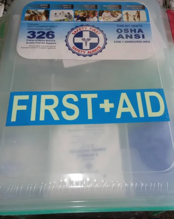First Aid Kit 326 Pcs | Lazada PH