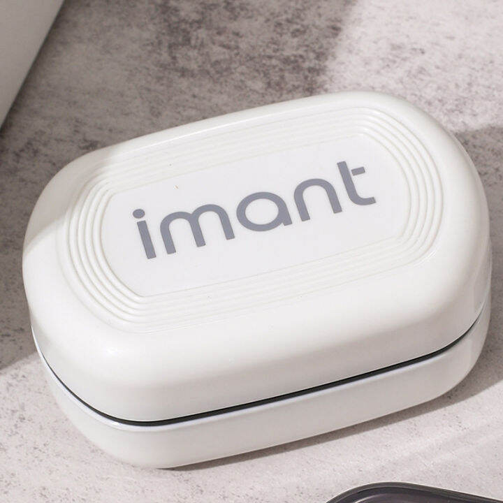 Yidea Hongkong】ที่กล่องพร้อมฝาปิดสบู่กล่องสองสบู่แบบชั้นๆพกพาได้กล่อง ...