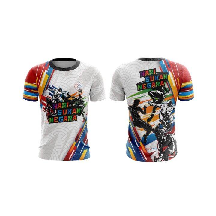 PDTAG TSHIRT JERSEY FULL SUBLIMATION HARI SUKAN NEGARA Short Sleeve ...