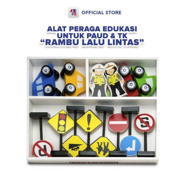 Mainan Edukasi Anak Rambu Lalu Lintas Box Kecil | Lazada Indonesia