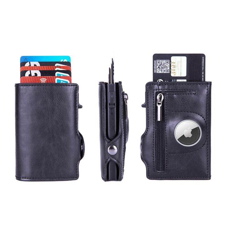 The new aluminum card box RFID thrust automatic playing card box AirTag ...