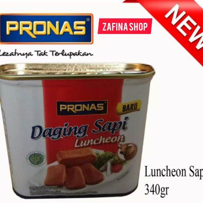 PRONAS Luncheon Sapi 340 gram (NEW INNOVATION PRODUCT) | Lazada Indonesia