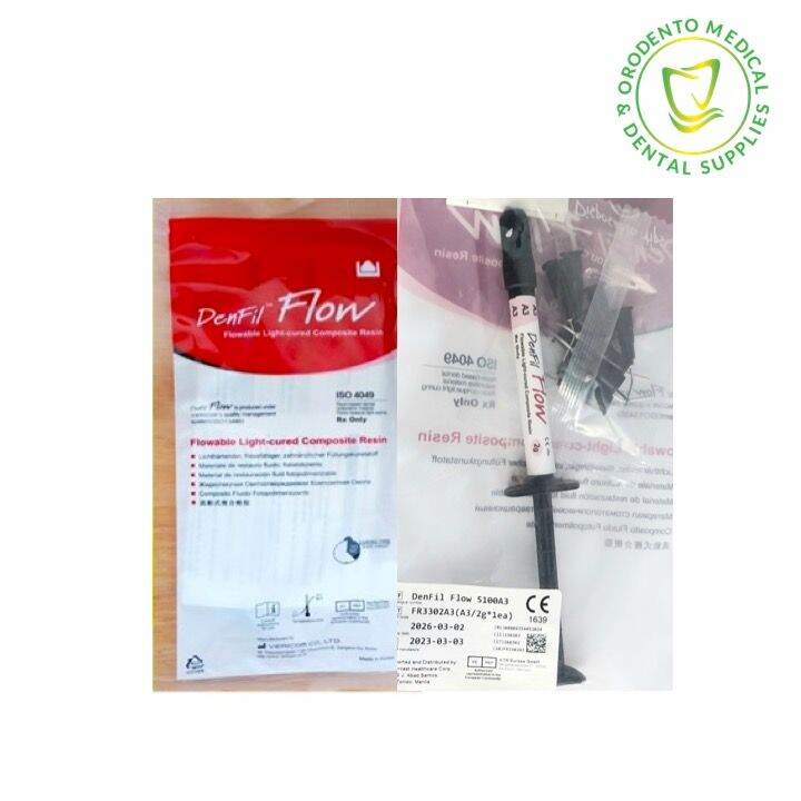 Flowable Shade A3 Light-cured Composite Resin DENFIL FLOW 2g-Denfil ...