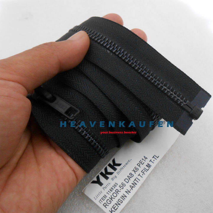 Resleting Zipper Ritsleting Jaket YKK 65 cm Atau 26 inch Hitam Black Oxides Type Gigi Besi Metal ...