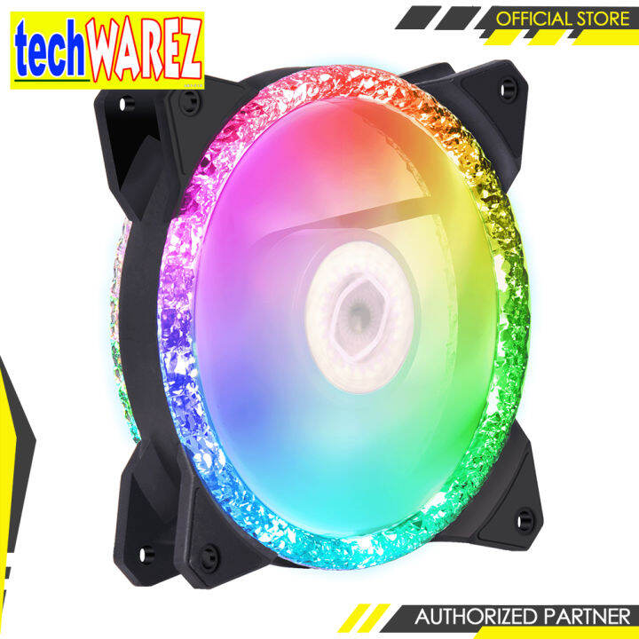Cooler Master MasterFan MF120 Prismatic Tri-Loop ARGB 120mm Case Fan ...