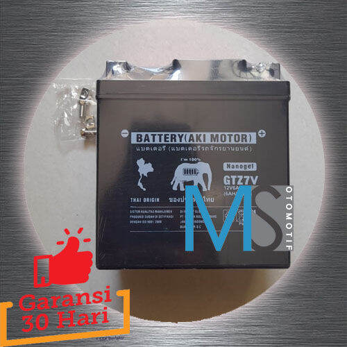 Aki / Accu Kering GTZ7V Yamaha Nmax / Aerox / Lexi - MS Otomotif ...