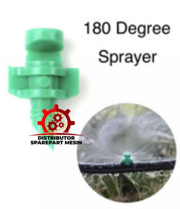 NOZZLE 180 SPRAYER HIDROPONIK/AEROPONIK SPRAYER 180 DEGREES | Lazada ...