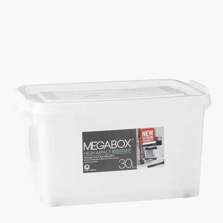 Megabox High Impact Resistant Storage Box 30L | Lazada PH