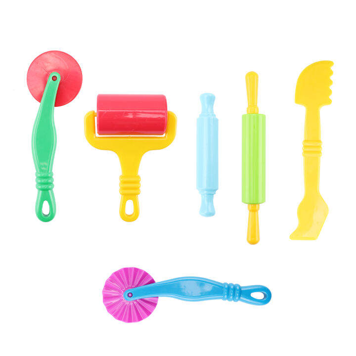 6pc/Pack Kids Play Clay Tool Set Kit Play-Doh Modeling Clay Toys ...