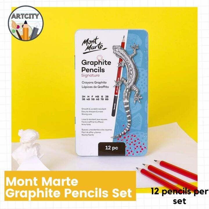 Mont Marte Signature Graphite Pencils Set [ArtCity] | Lazada PH