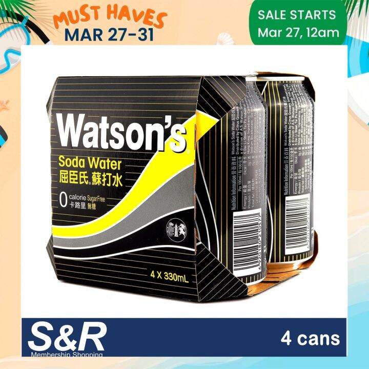 Watson's Soda 4 cans | Lazada PH