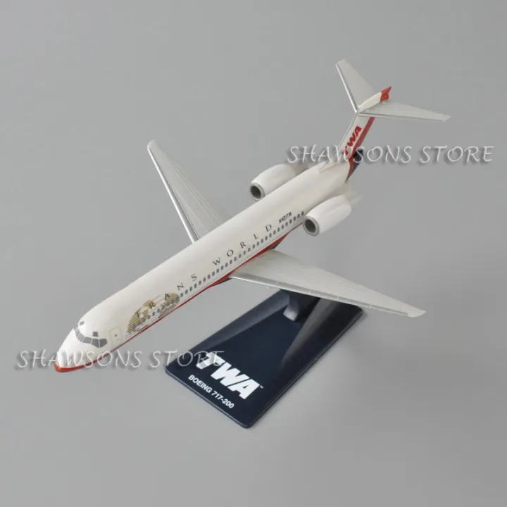 1:200 Scale Aircraft Model Toy Trans World Airlines TWA Boeing 717-200 ...