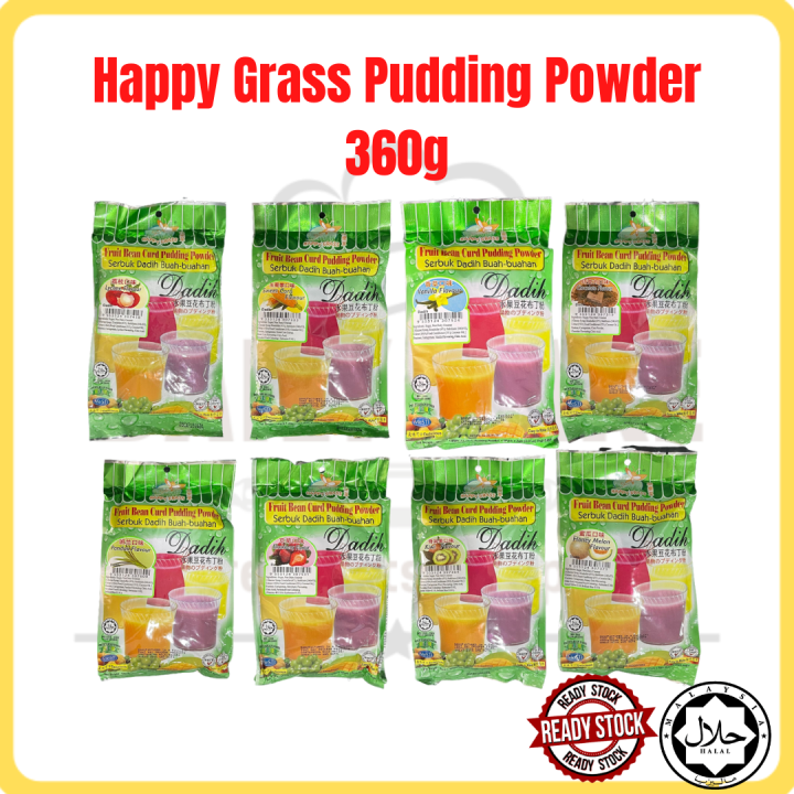 Happy Grass Serbuk Dadih Buah-buahan/Fruit Bean Curd Pudding Powder ...