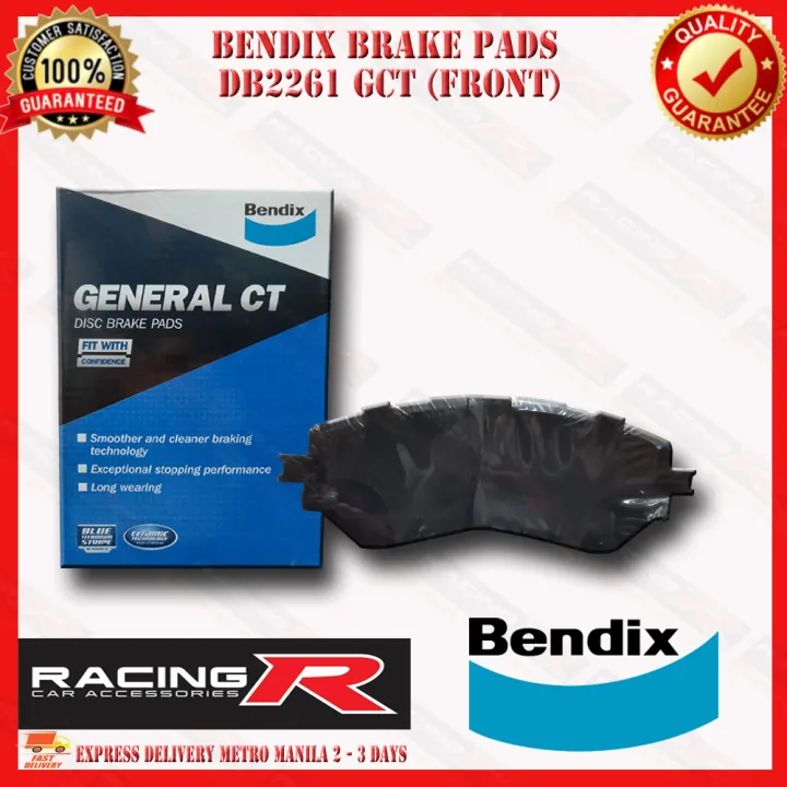 BRAKE PADS BENDIX DB2261 GCT FRONT For TOYOTA VIOS / YARIS 2013-2018 | Lazada PH