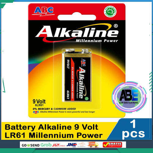 Battery ABC Alkaline 9v - Baterai Alkalin Kotak 9volt Batu Batere Batt ...