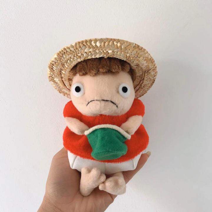 Ponyo On Cliff PONYO Princess With Bucket Hat Soft Plush Toy Doll ...